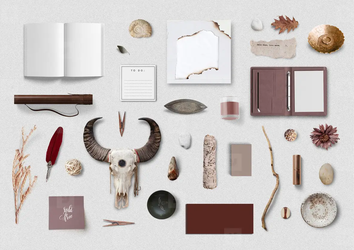 Flat Lay Desk Mockup Photo (222510) - YouWorkForThem