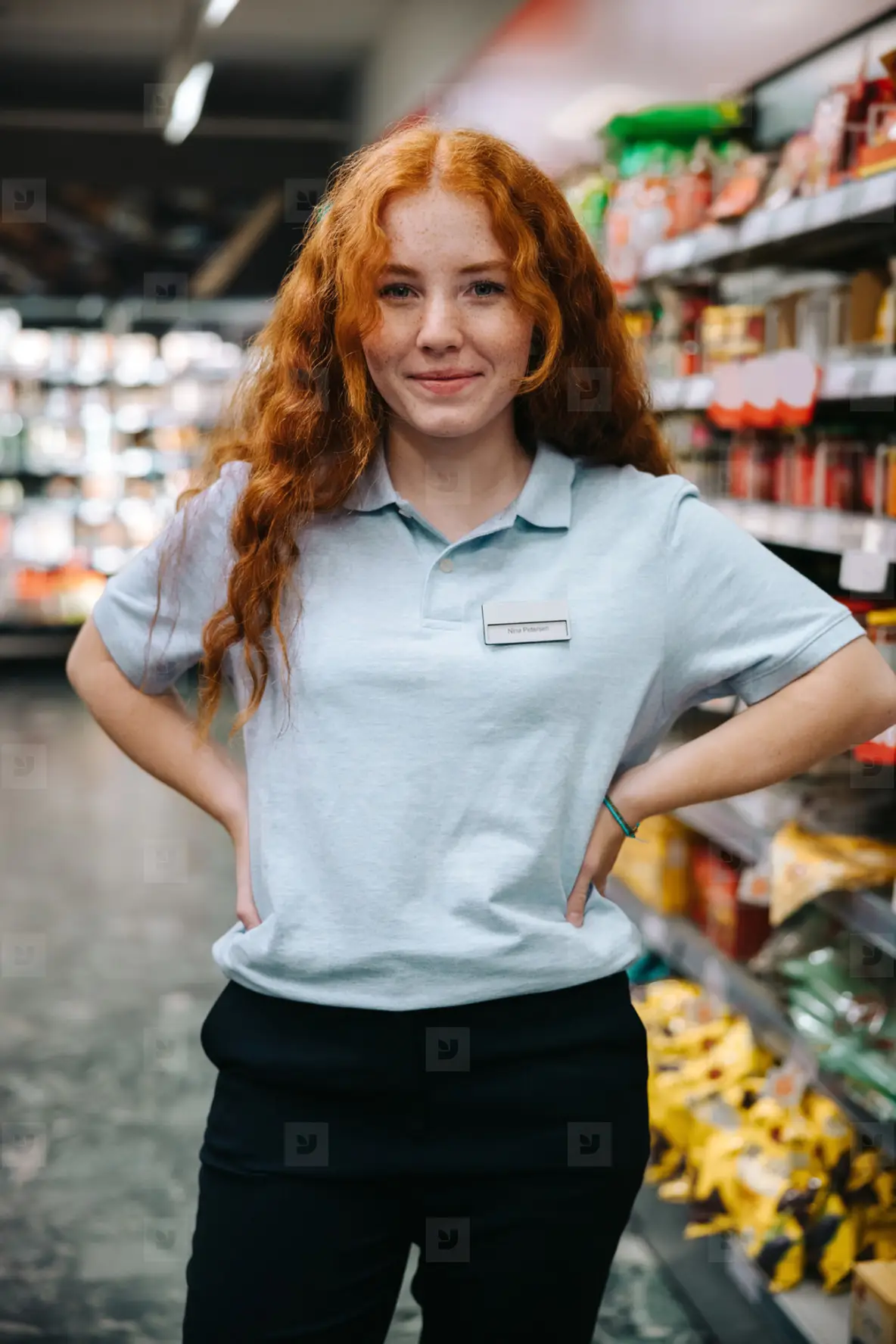 Young Worker At Supermarket Photo (228613) - YouWorkForThem