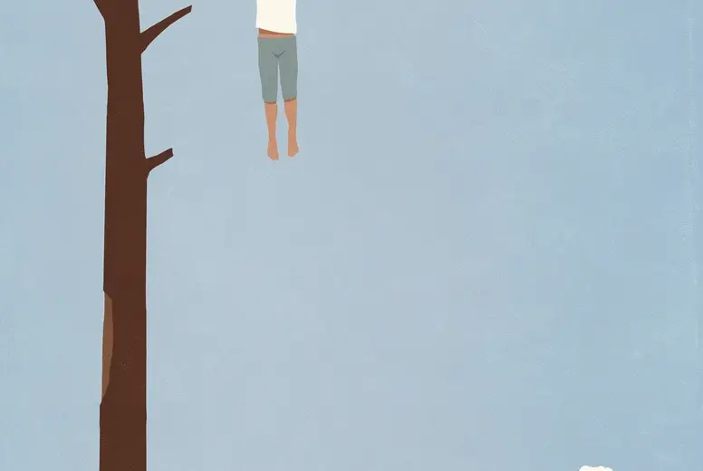 Woman Hanging From Tree Branch Photo (247048) - YouWorkForThem