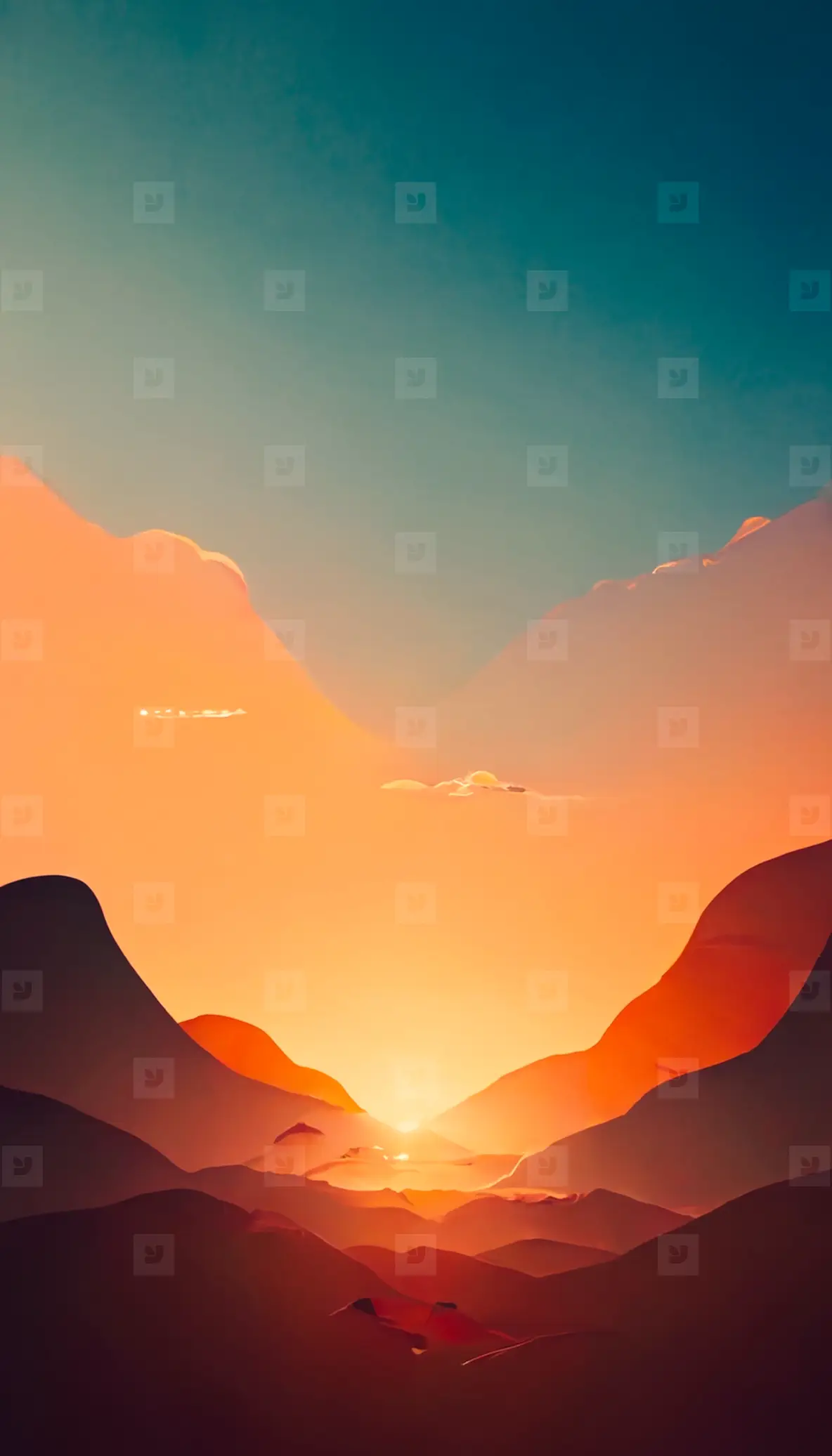 Sunset Minimal Photo (262410) - YouWorkForThem