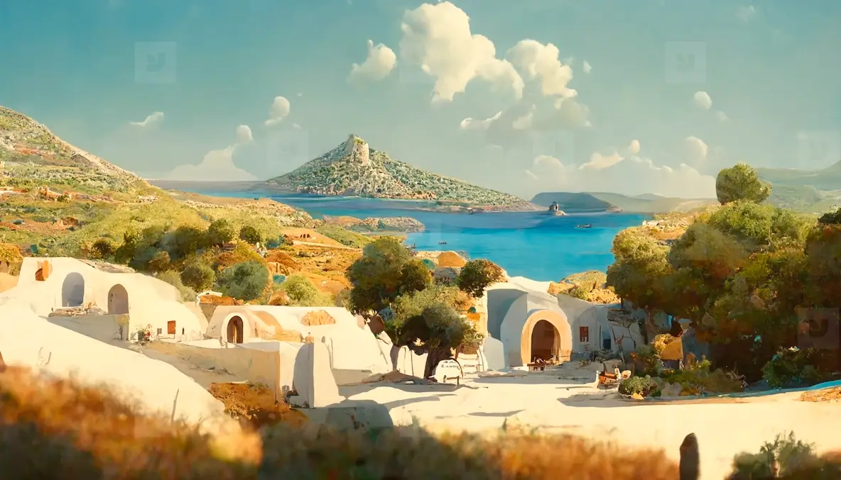 Greek Landscape Photo (262497) - YouWorkForThem