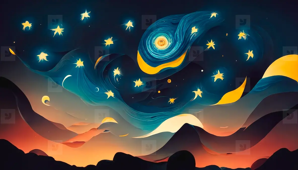 Starry Night Background Photo (262555) - YouWorkForThem