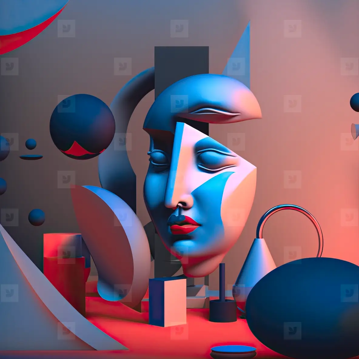 Abstract 3d Portraits 11 Photo (265330) - YouWorkForThem