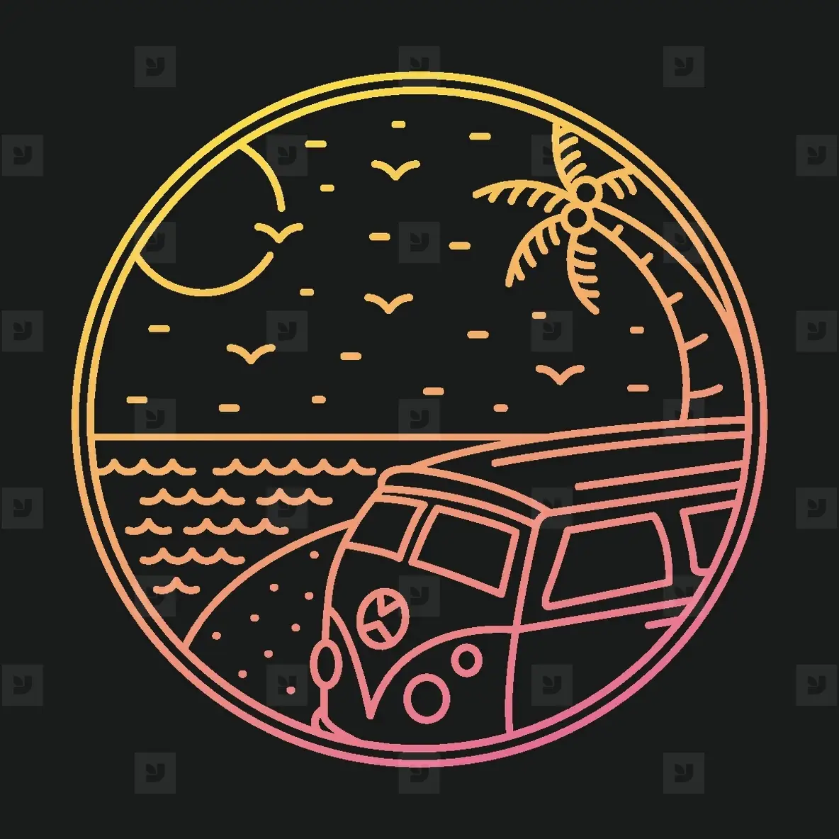 Combi Beach Trip Photo (275716) - YouWorkForThem