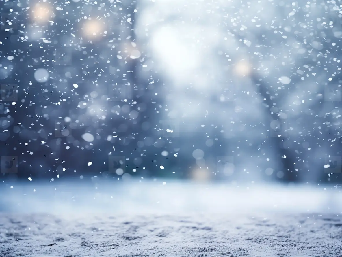Snow On Blur Winter Background Photo 276915 YouWorkForThem