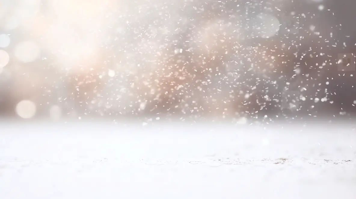 Snow On Blur Winter Background Photo (276923) - YouWorkForThem