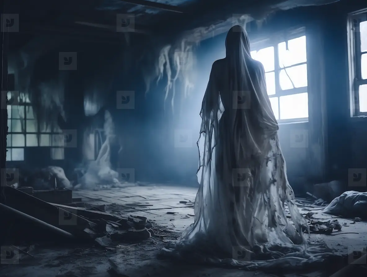 Scary Ghost In Haunted House Photo 276971 Youworkforthem