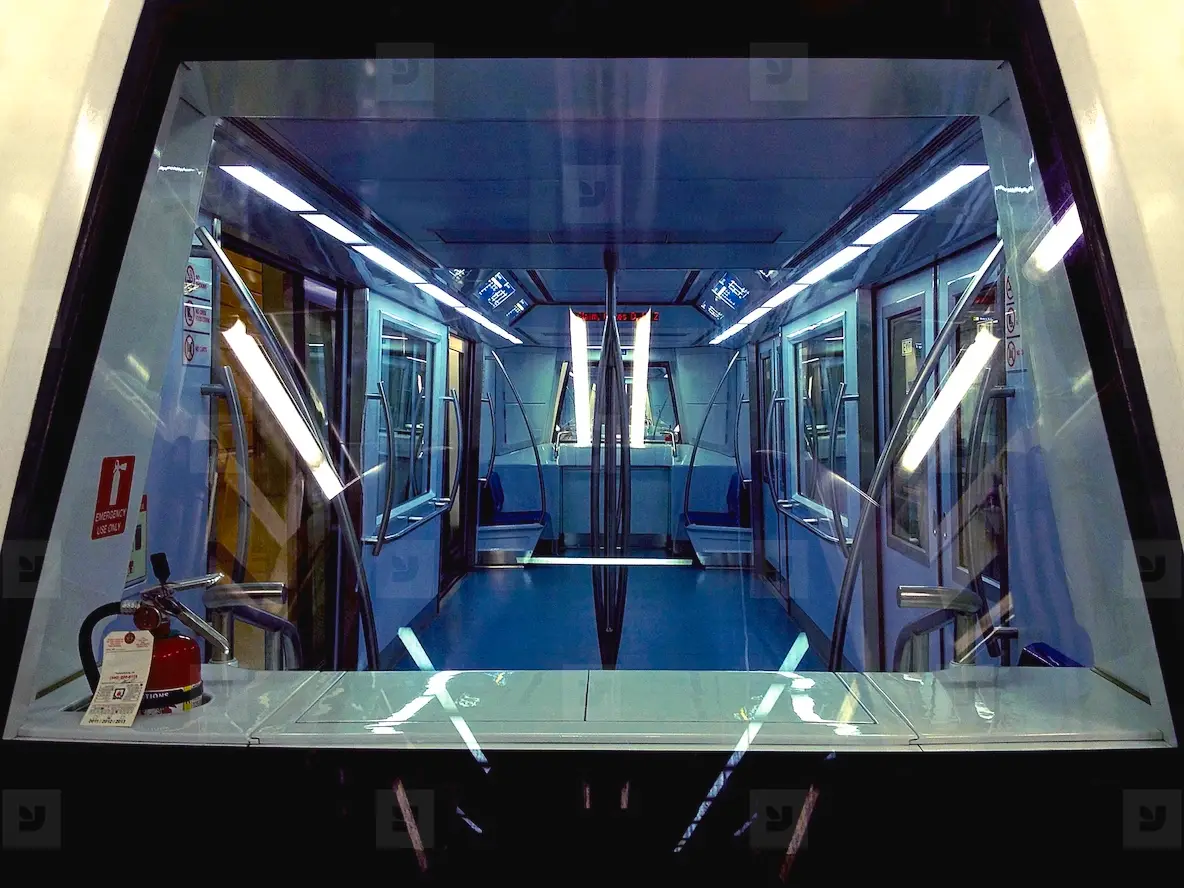 Futuristic Airport Tram Interior Photo (279744) - YouWorkForThem