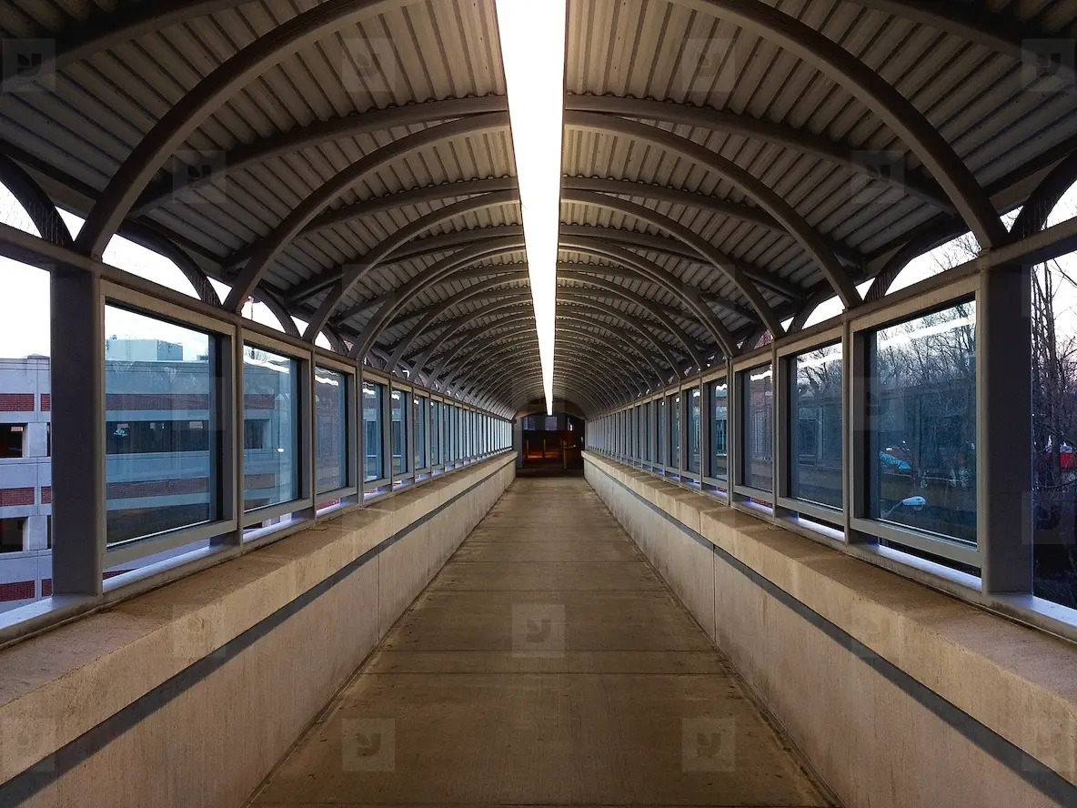 Raised Parking Garage Walkway Photo (279928) - YouWorkForThem