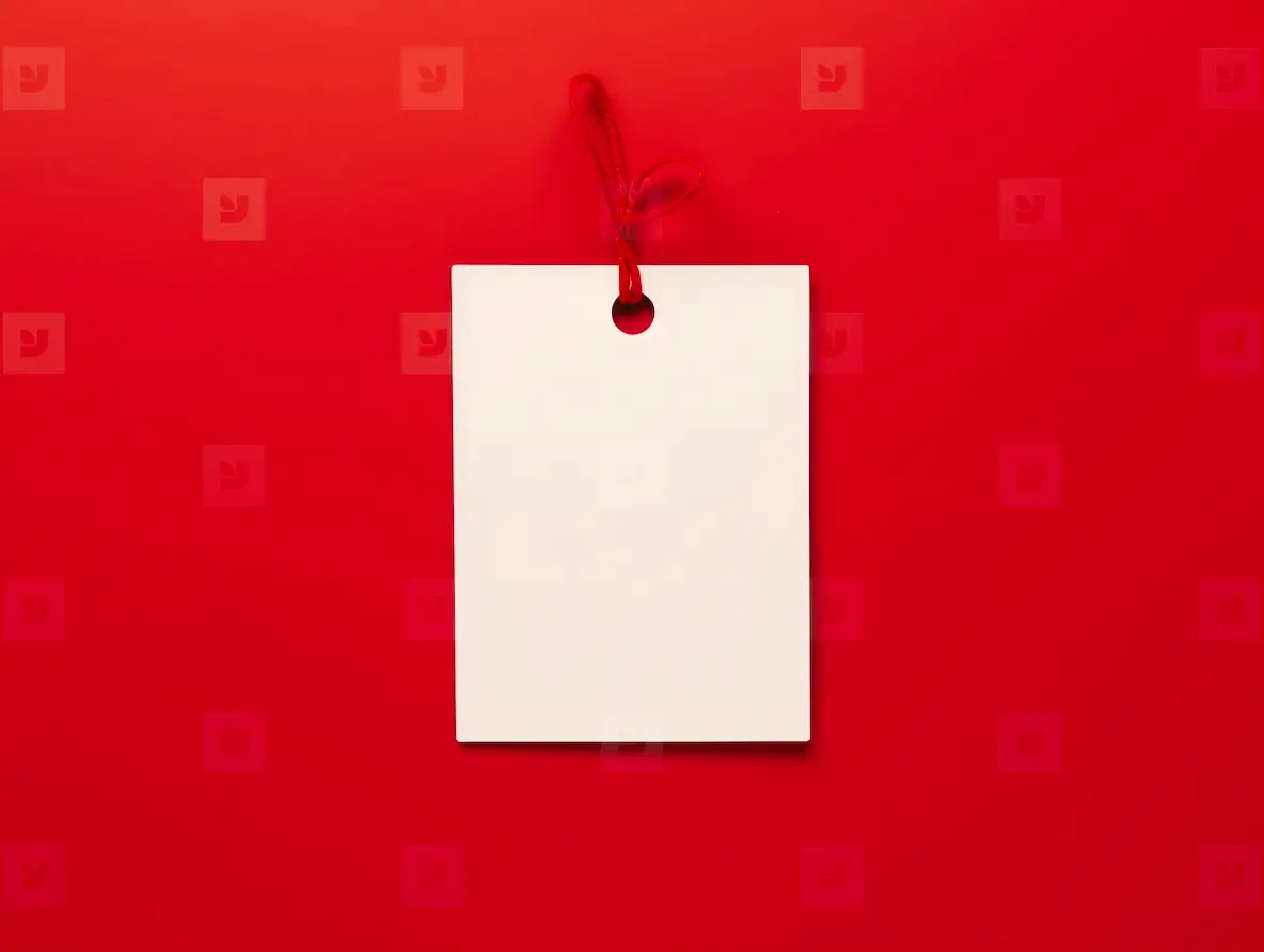 Blank Price Tag Template