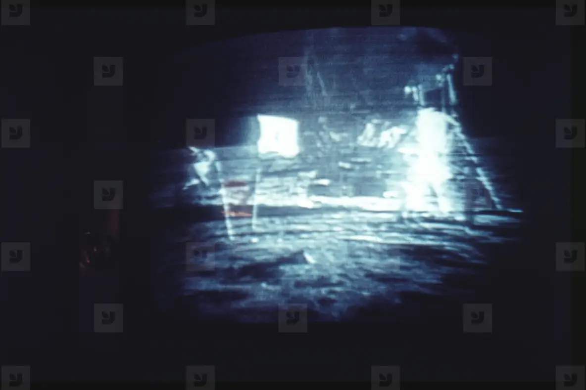 Moon Landing On Television Photo (283030) - YouWorkForThem