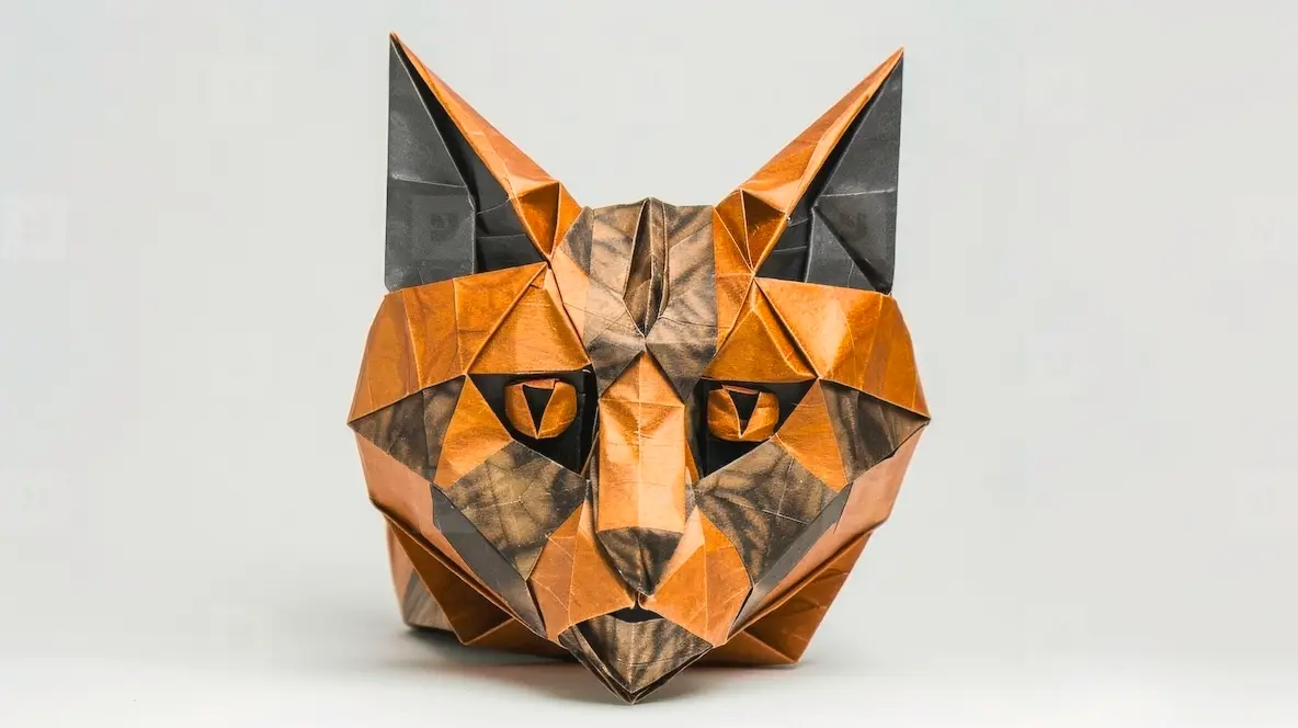 Origami Cat Photo (290383) - YouWorkForThem