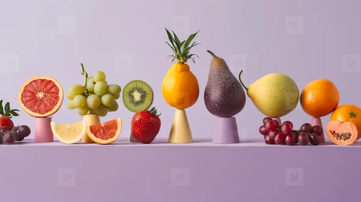 Balanced Composition Of Fruits Photo (290414) - YouWorkForThem