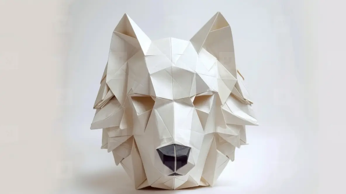 Origami Wolf Photo (290871) - YouWorkForThem
