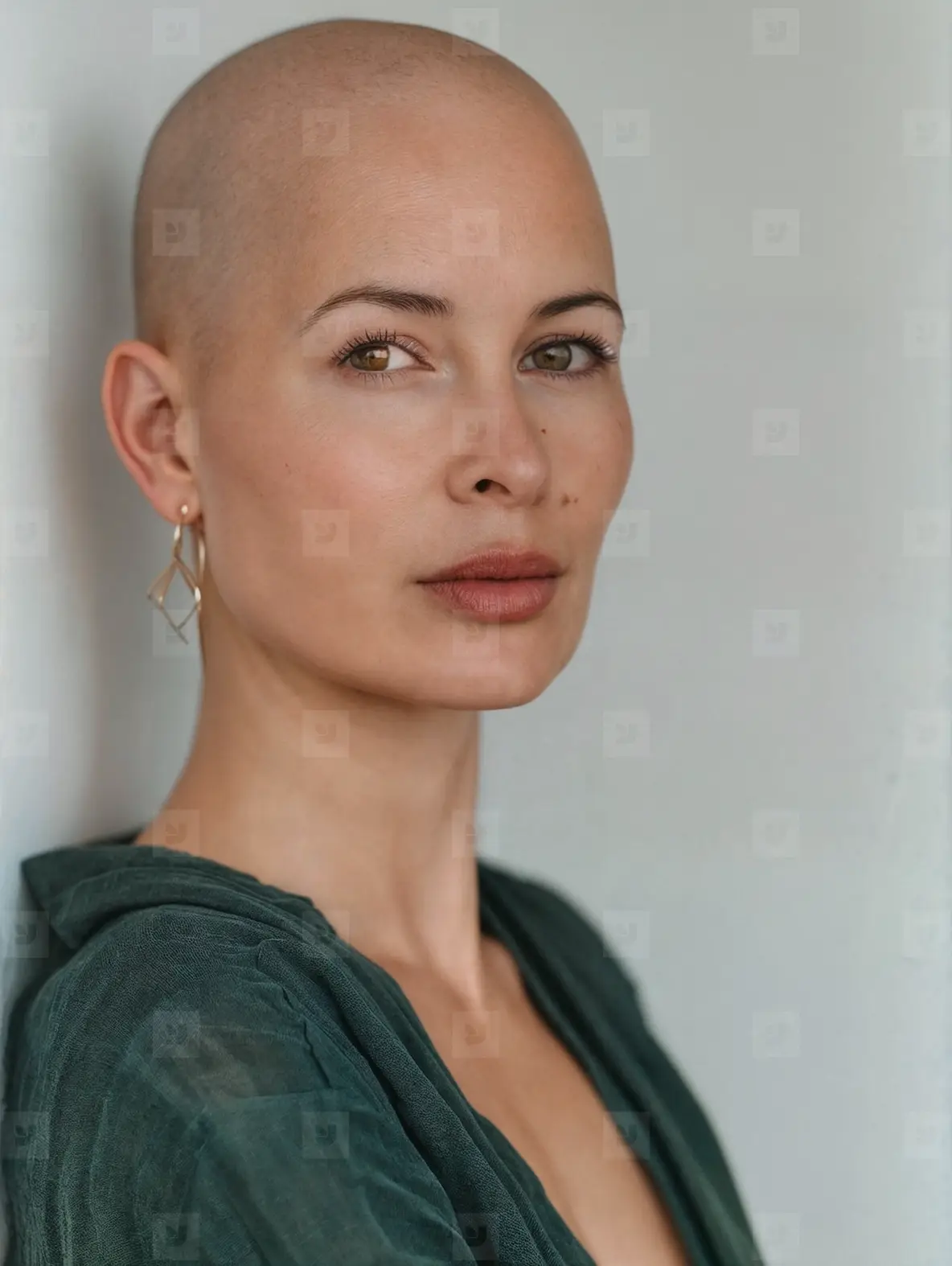 Bald Woman With A Bright Personality Photo (290899) - YouWorkForThem