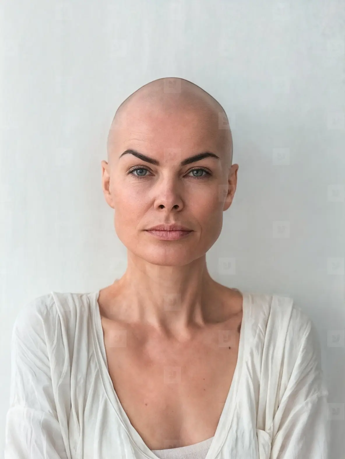 Bald Woman With A Bright Personality Photo (290900) - YouWorkForThem