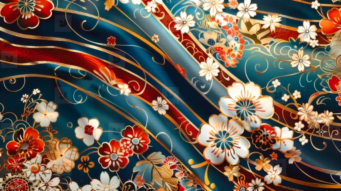 Japanese Fabric Pattern Photo (291162) - YouWorkForThem