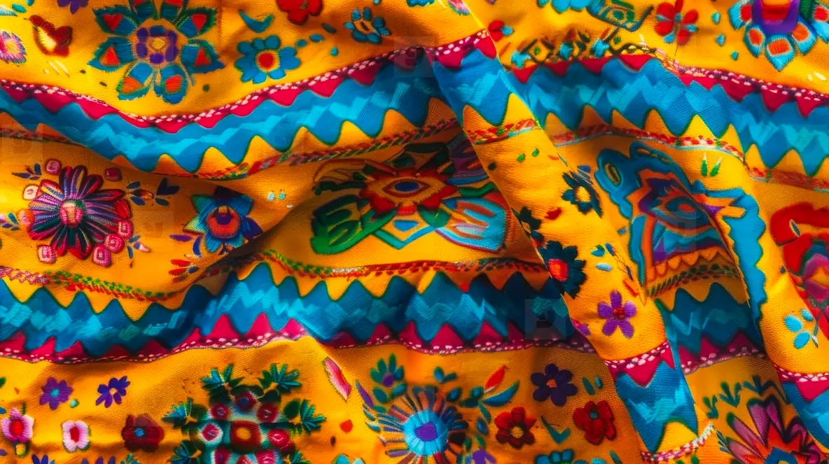 Mexican Fabric Pattern Photo (292141) - YouWorkForThem