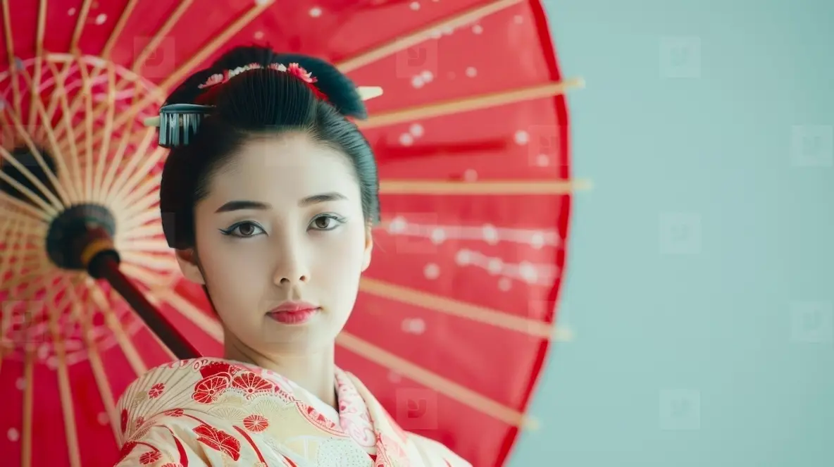 Japanese Woman In A Traditional Kimono Photo (292253) - YouWorkForThem
