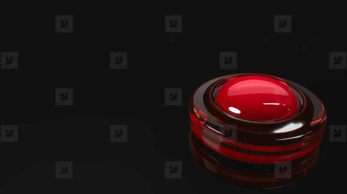 Red Button On A Black Background Photo (292750) - YouWorkForThem
