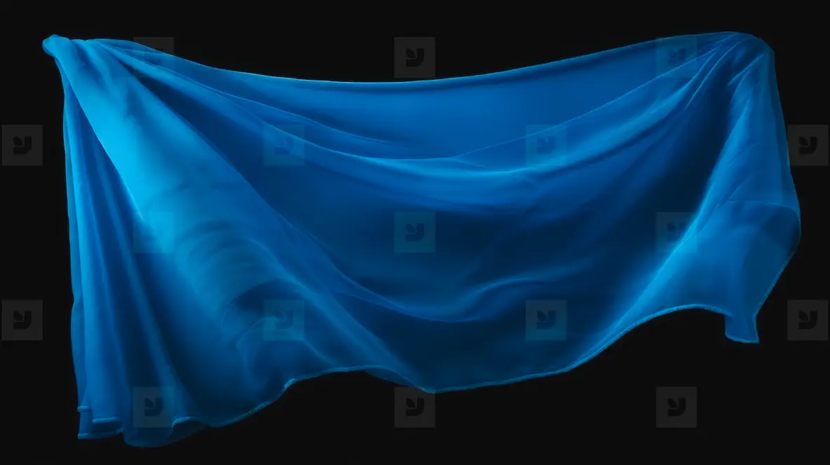 Floating Fabric With Beautiful Folds Photo (293728) - YouWorkForThem