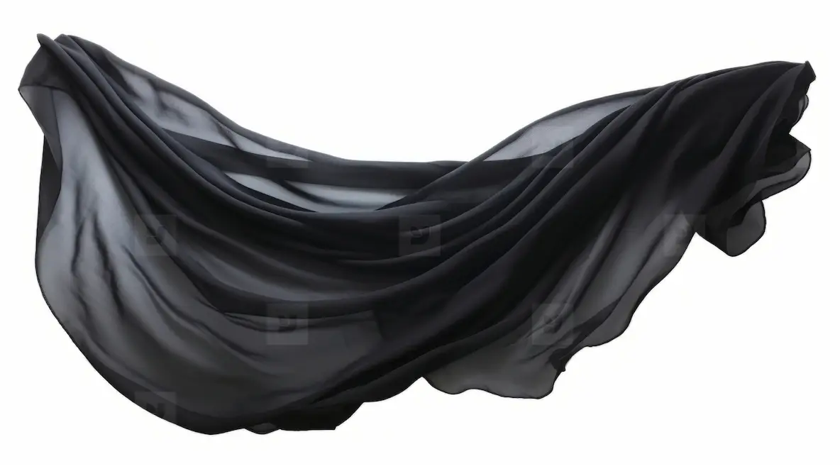 Floating Fabric With Beautiful Folds Photo (293735) - YouWorkForThem