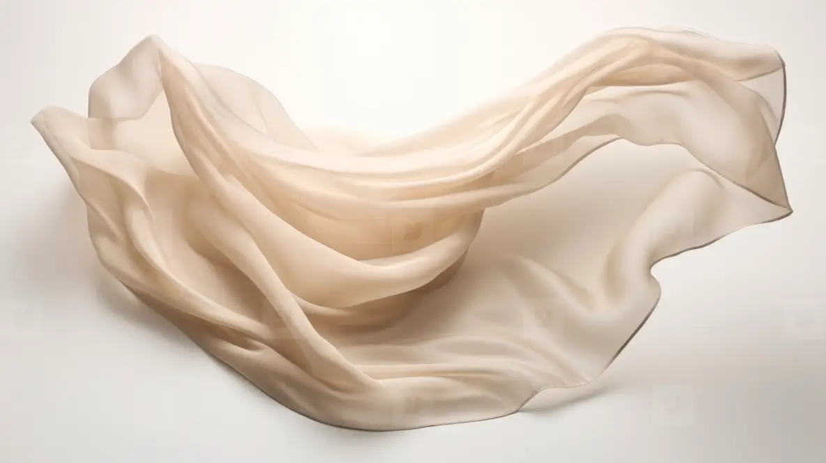 Floating Fabric With Beautiful Folds Photo (293739) - YouWorkForThem