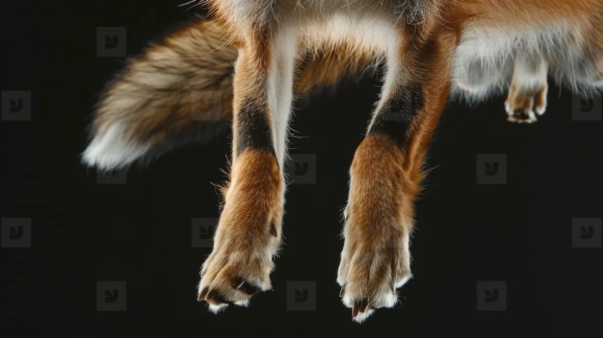 Closeup Of A Fox Legs Photo (293776) - YouWorkForThem