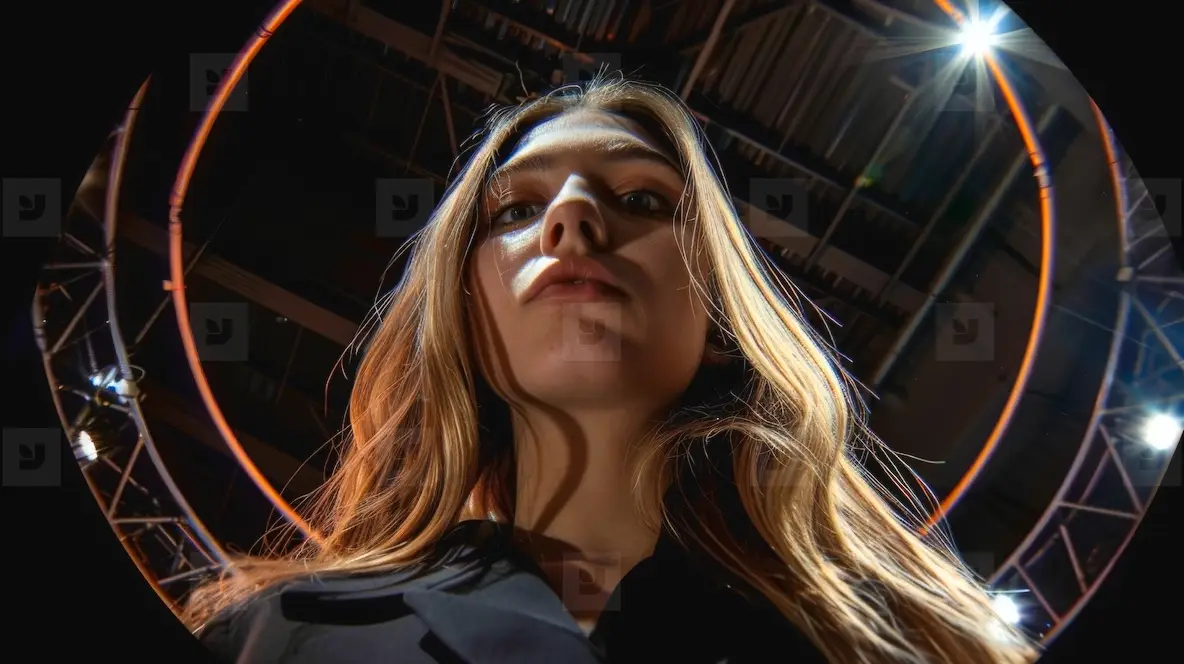Young Female Fashion Model Shot From An Unusual Angle Photo (294025 ...
