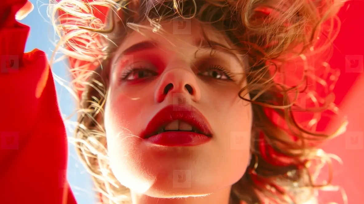 Young Female Fashion Model Shot From An Unusual Angle Photo (294048 ...