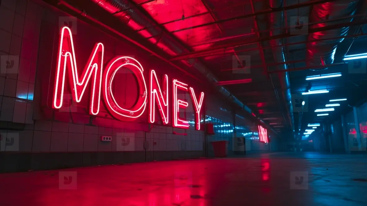 Neon Money Sign Photo (294357) - YouWorkForThem