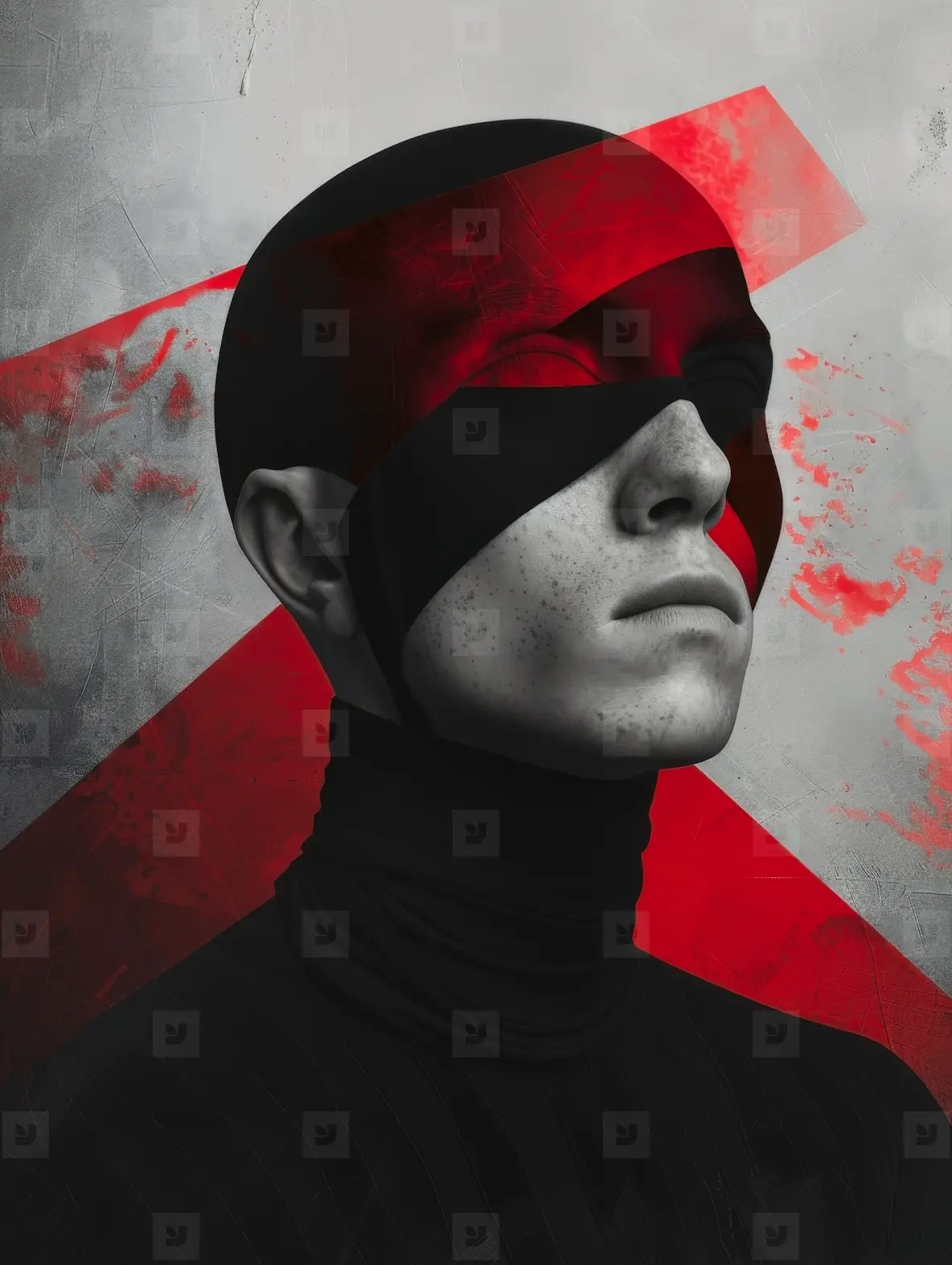 A Modern And Edgy Layout For A High-end Portrait Shoot Photo (295200 ...