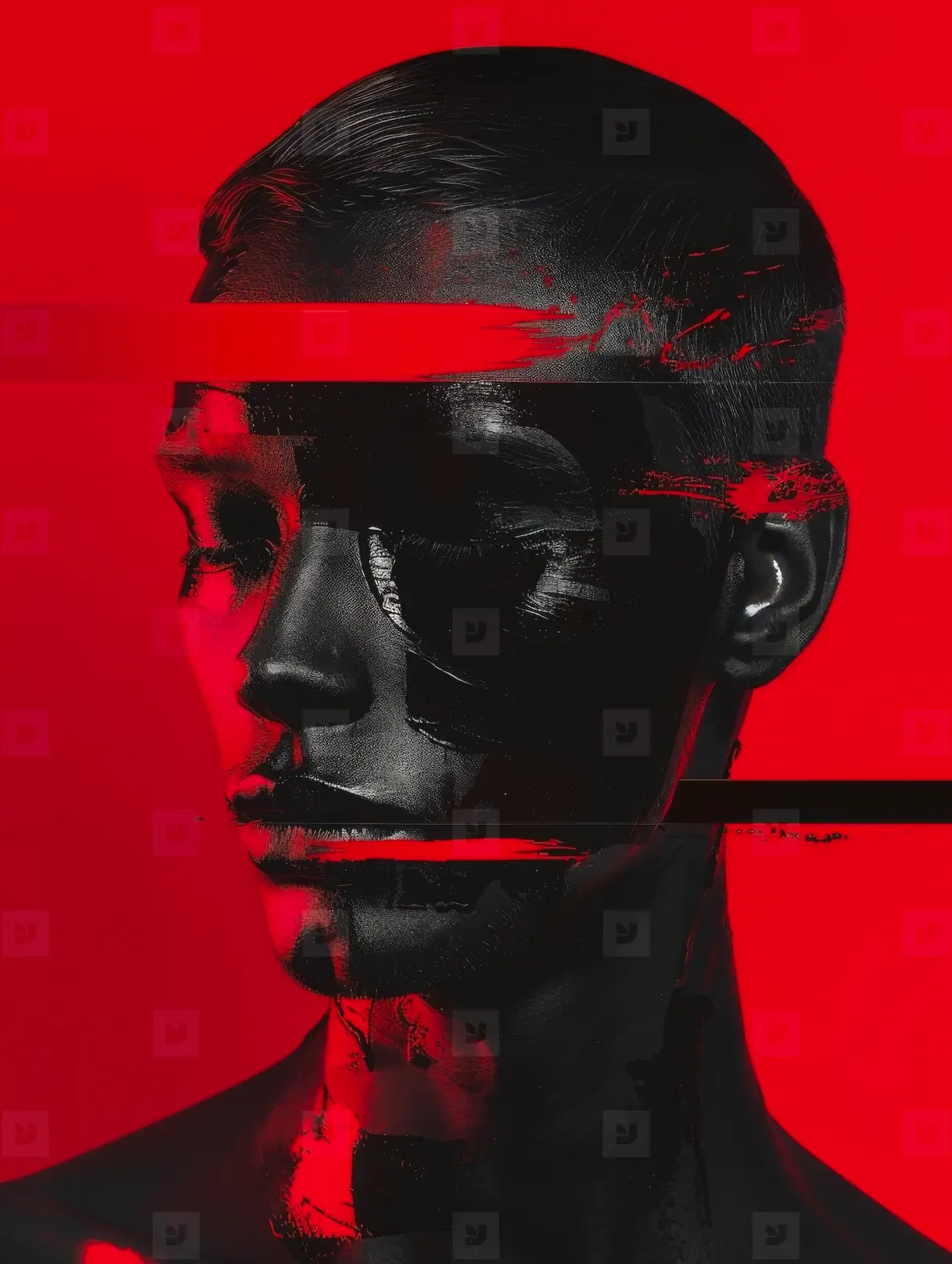 A Modern And Edgy Layout For A High-end Portrait Shoot Photo (295201 ...