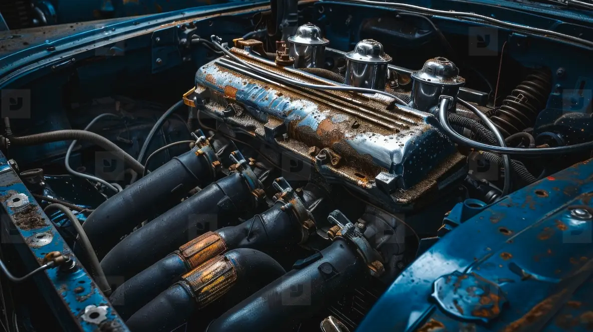 Old Car Engine Photo (295886) - YouWorkForThem