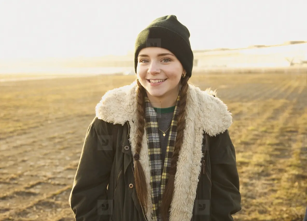 Portrait Of Teenage Girl Outdoors Photo (297317) - YouWorkForThem