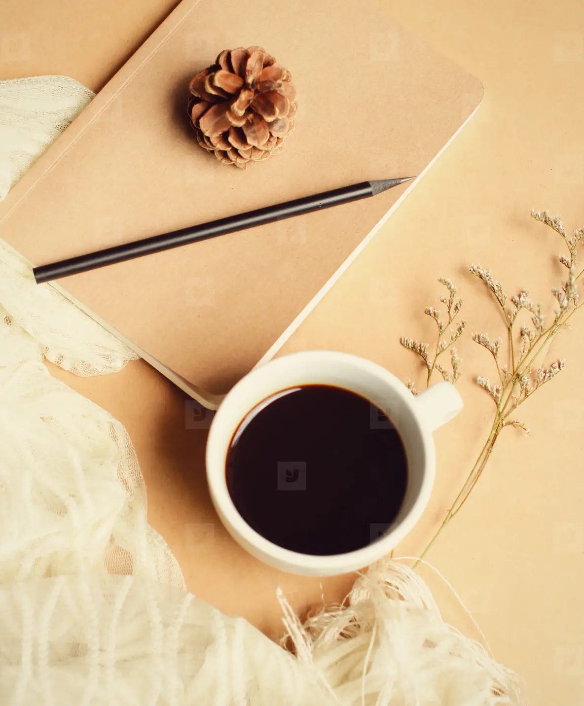Notebook And Hot Coffee Photo (50710) - YouWorkForThem