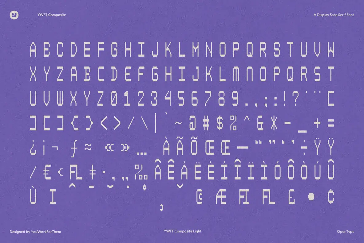 YWFT Composite Font - YouWorkForThem