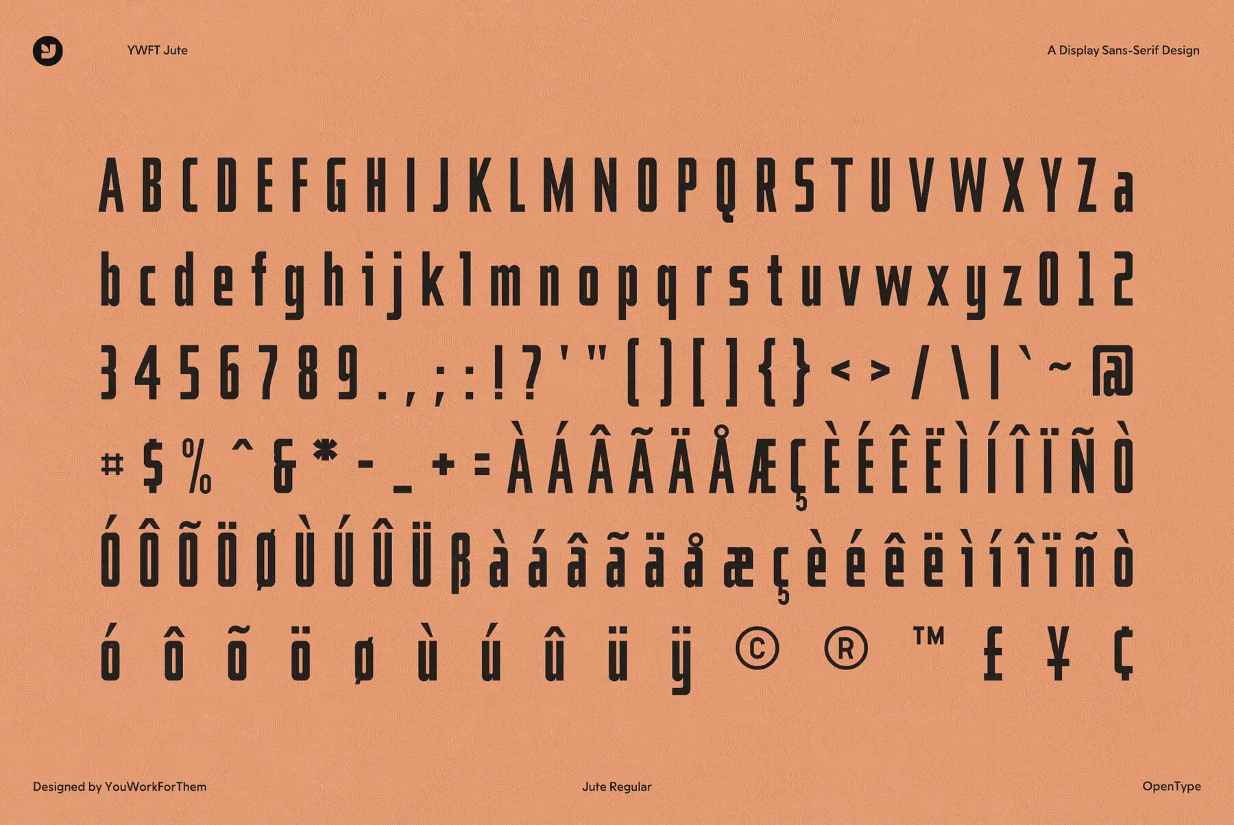 YWFT Jute: The Unyielding Typeface for Striking Designs - YouWorkForThem