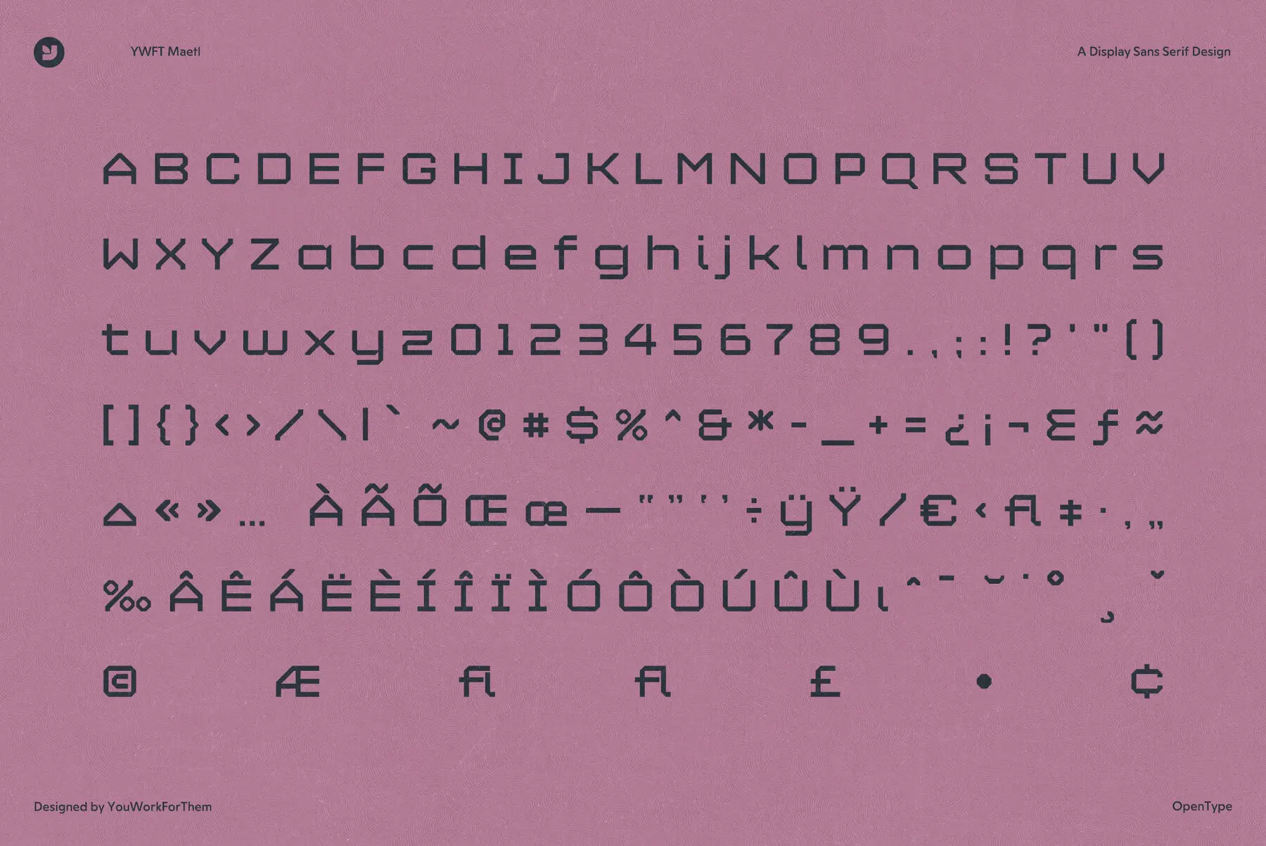 YWFT Maetl Font - FontPath