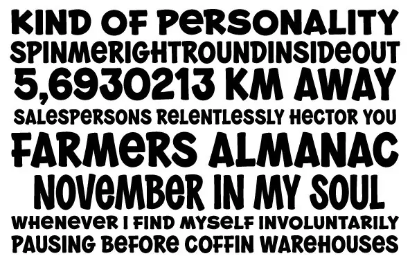 Two Stroke Font - YouWorkForThem