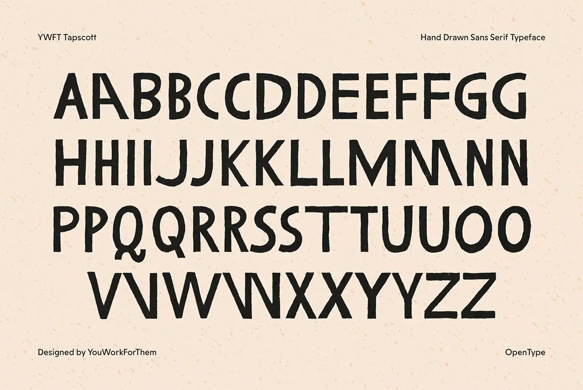 YWFT Tapscott Font - YouWorkForThem