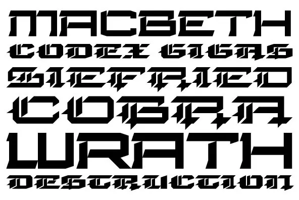Gothic Gothic Font - FontPath