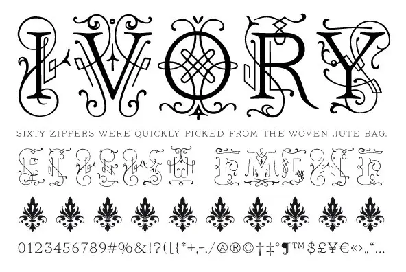 Ivory Font - YouWorkForThem
