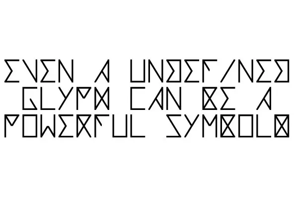 Notdef Font - YouWorkForThem