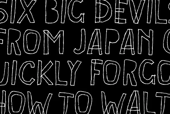 Scrap Outline Font - YouWorkForThem