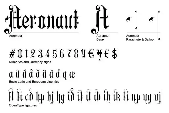 Aeronaut Font - FontPath