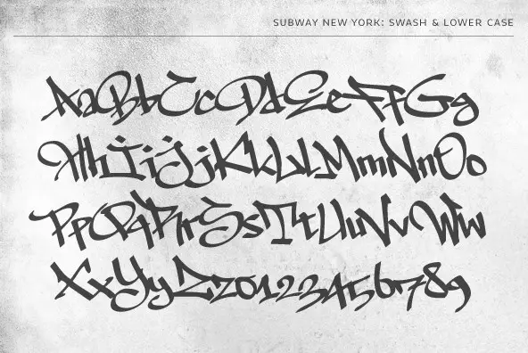 Subway New York Font - YouWorkForThem