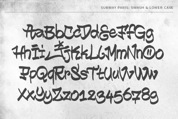 Subway Paris Font - FontPath