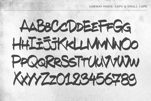 Subway Paris Font - FontPath