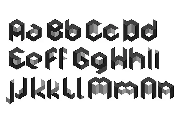 Cubic Font - YouWorkForThem
